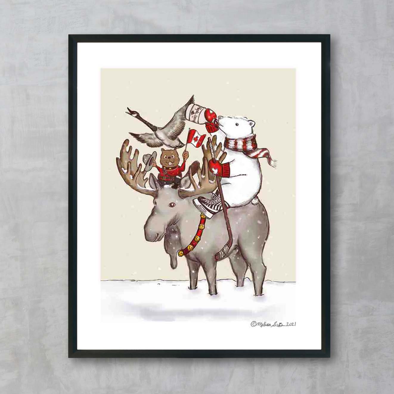 Canadian Animals Fine Art Print – True North Creations